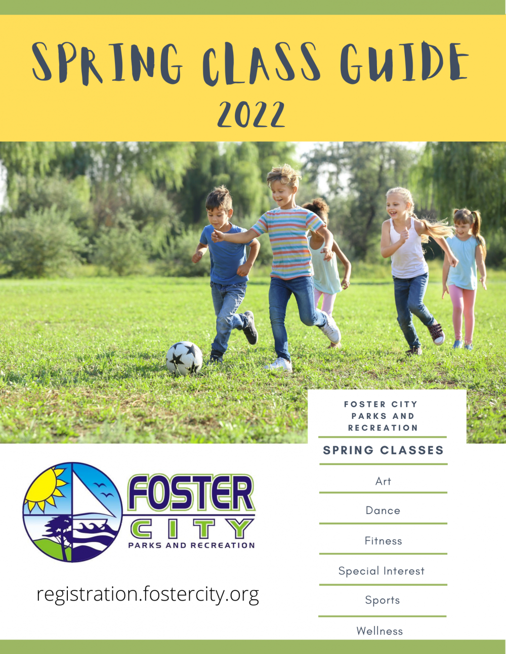 Spring Class Guide 2022 | Foster City California